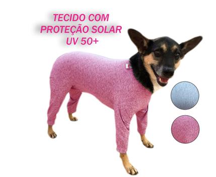 Roupa Protetora Pet Para Cachorro Corpo Inteiro Pernas Traseiras e ...