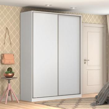 Roupeiro Solteiro 1,65m 2 Portas de Correr 100% MDF - Nova Mobile ...