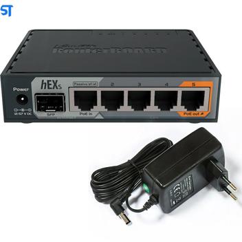 Routerboard Mikrotik- Rb 760Igs Hex S 880Mhz 256Mb L4 - Roteador Wi-Fi ...