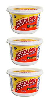 Sabão Em Pasta Neutro - 500g - Assolan Kit 3 - Sabão - Magazine Luiza