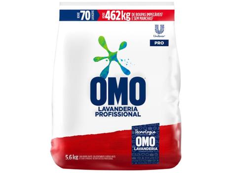 Sabão em Pó Omo Pro Lavanderia Profissional 5,6kg - Sabão em Pó ...