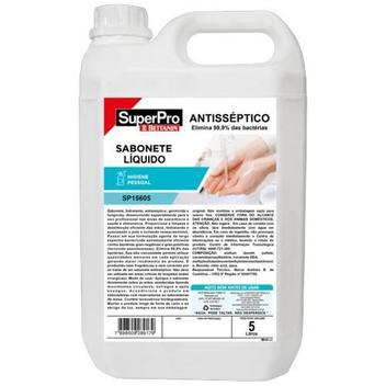 Sabonete Antisséptico Neutro 5 Litros Sp15605 Superpro - Sabonete ...