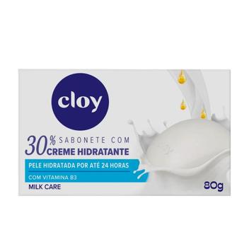 Sabonete cloy creme hidratante milk care 80g - Sabonete - Magazine Luiza