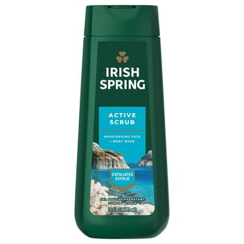 Sabonete corporal Irish Spring Active Scrub para homens 600 ml ...