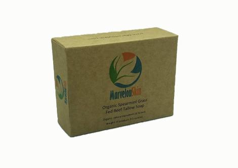 Sabonete de Sebo Bovino Marvelouskin - Com Óleo de Hortelã - 3 Unidades ...