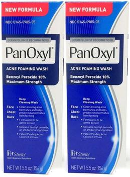 Sabonete Facial PanOxyl Acne Foaming Wash 10% - Com Peróxido de ...