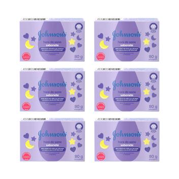 Sabonete Johnsons Baby Hora Do Sono 80g - Kit C/ 6un - Sabonete ...