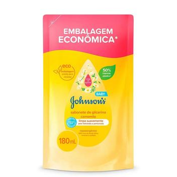 Sabonete Líquido Johnsons Baby Glicerina Camomila Refil 180ml - Johnson ...