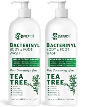 Sabonete Líquido KERAPIL Bacterinyl Tea Tree (480ml x 2) - Combate o Odor - Sabonete - Magazine ...