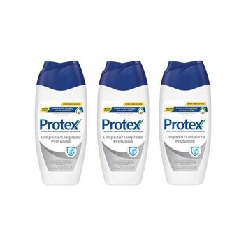 Sabonete Liquido Protex 250Ml Limpeza Profunda - Kit Com 3Un - Sabonete - Magazine Luiza