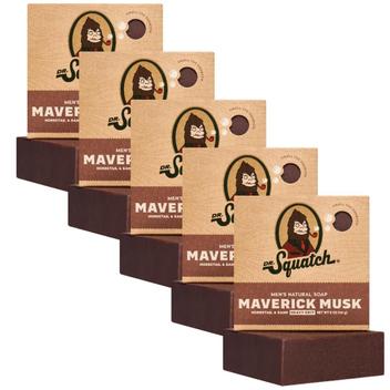 Sabonete Masculino Dr. Squatch Maverick Musk - Kit com 5 Unidades - 100 ...