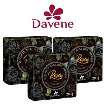 Sabonete rosas vegetal vegano 170g - Davene - Diversas Fragrâncias ...