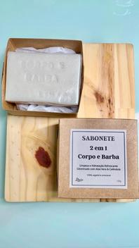 Sabonete Vegetal 2 em 1 Corpo e Barba Hidratante 110g Likare - Sabonete ...