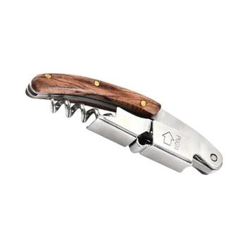 Saca-Rolhas de Garçom com Estojo de Couro - Abridor de Vinho e Cerveja ...