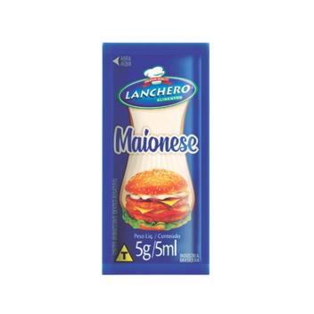 Sachê Maionese Tradicional Lanchero 5g com 150 Unidades - Lanchero Alimentos - Maionese ...