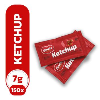 Sachê Molho Ketchup Tradicional 7g 150 Unidades DMais - DMais Alimentos ...
