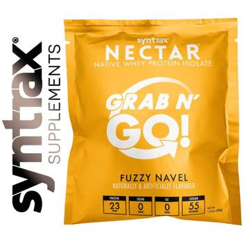 Sache nectar syntrax grab n go fuzzy navel 28g whey isolado importado ...