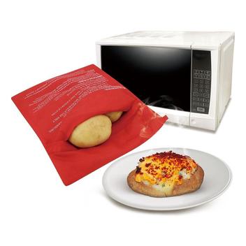 Saco Bolsa Assar Batata no Microondas Reutilizável Bag Potato ...