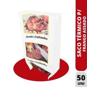 Saco Térmico Para Frango Assado Pc C/50 - Nappel - Saco para Alimentos ...