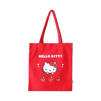 Sacola de pano compras - cole. sanrio (hello kitty) vermelha - MINISO - Mochila Saco - Magazine ...