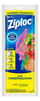 Sacos Herméticos Ziploc Para Conservar E Levar 9 Sacos - Saco para ...
