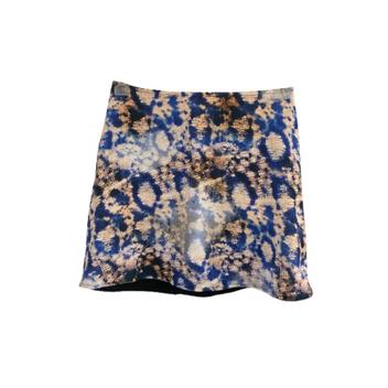 Saia Evase Com Frente Estampada Lança Perfume - Saia Feminina ...