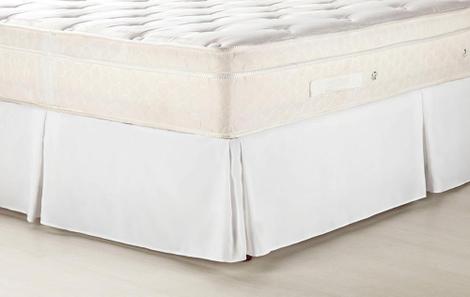 Saia para Cama Box Queen Microfibra Branca - Trisoft - Saia para Cama Box - Magazine Luiza