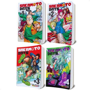 SAKAMOTO DAYS Mangá Volume 1 Ao 4 KIT Yuuto Suzuki Português - Filmes ...
