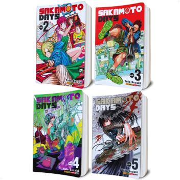 SAKAMOTO DAYS Mangá Volume 2 Ao 5 KIT Yuuto Suzuki Português - Filmes ...