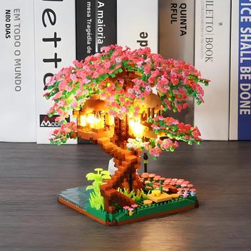Sakura Tree House Building Blocks City Street View Arquitetura Modelo ...
