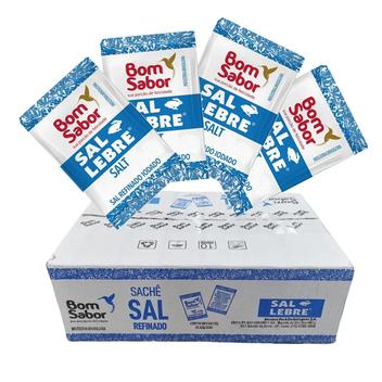 Sal Em Pacotinho Caixa Com 2000 Sachês Kit 4 - Várias Marcas - Sal ...
