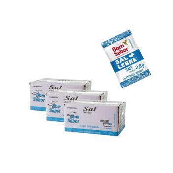Sal Em Sachê Caixa Com 2000U Kit 5 - Geral - Sal - Magazine Luiza