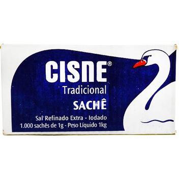 Sal Em Sachê Cisne Caixa Com 1000 Unidades De 1G - Sal - Magazine Luiza