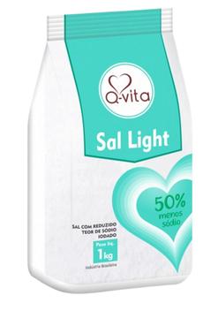 Sal light 50% menos sódio Q-VITA - Sal - Magazine Luiza