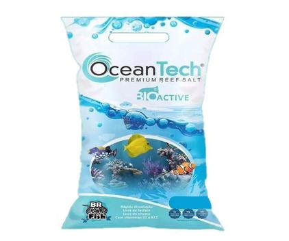 Sal Marinho Ocean Tech 20Kg Reef Active Á Pronta - Produtos para Tratamento da Água do Aquário ...