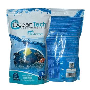 Sal Marinho Para Aquario Reef Active 1kg - Ocean Tech Peixe - Produtos para Tratamento da Água ...