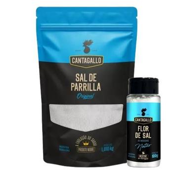 Sal Parrilla Entrefino Netão 1Kg E Flor De Sal Netão Cantagallo 100g ...