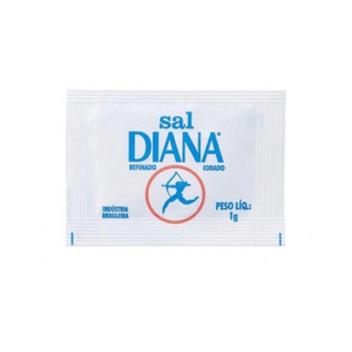 Sal Refinado Sache 1000 x 1g - Diana - Sal - Magazine Luiza