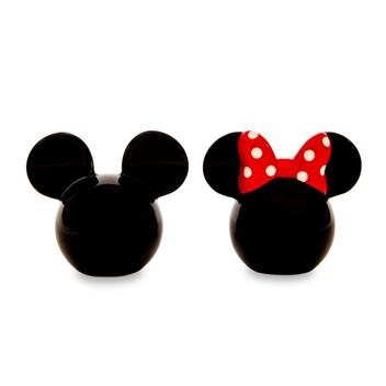 Saleiros e pimenteiros Disney Mickey e Minnie Mouse - Silver Buffalo ...