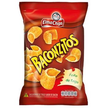 Salgadinho Baconzitos 110g - Elma Chips - Baconzitos - Magazine Luiza