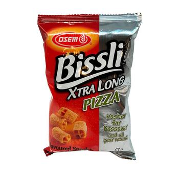 Salgadinho Bissli Extra Long Pizza Osem Pessach 70g - Comida Vegana ...