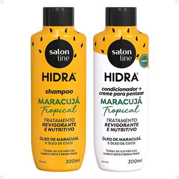Salon Line Hidra: Shampoo e Condicionador Maracujá 300ml - Kit Shampoo ...
