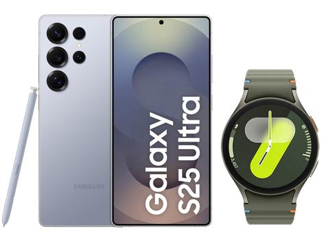 Samsung Galaxy S25 Ultra 5G 512GB Galaxy AI - Titânio Azul + Smartwatch ...