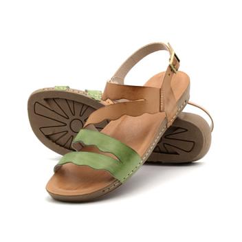 Sandália Flatform Goa em Couro Gales Camel - 14278GC - Andacco - Outros ...