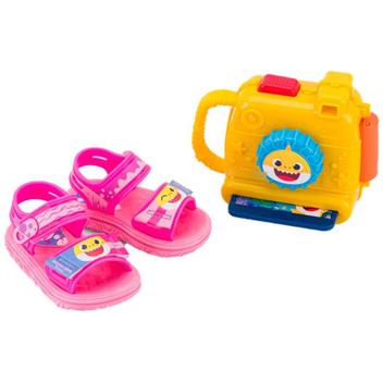 Sandália Infantil Baby Shark Grendene Kids + Câmera - 22740 - Sandália ...
