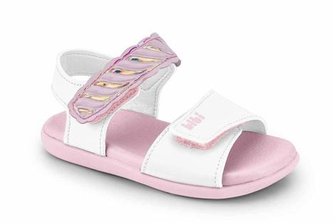 Sandália Infantil BIBI Baby Soft Concha Feminino - Sandália Feminina ...