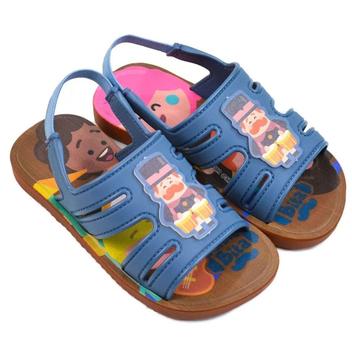 Sandalia Infantil Menino Casual Borracha Com Tambor Mundo Bita 22746 ...