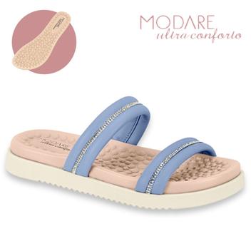 Sandalia Modare Original Papete Strass Rasteira Slide Lancamento ...