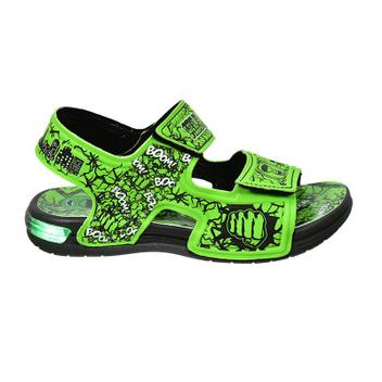Sandália Papete Com Led Infantil Masculina Sonic Hulk Homem Aranha ...