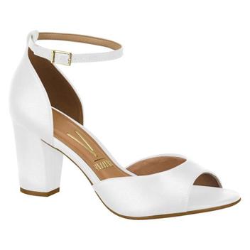 Sandalia Vizzano Feminina Salto Medio Grosso Palmilha Comfy Conforto ...